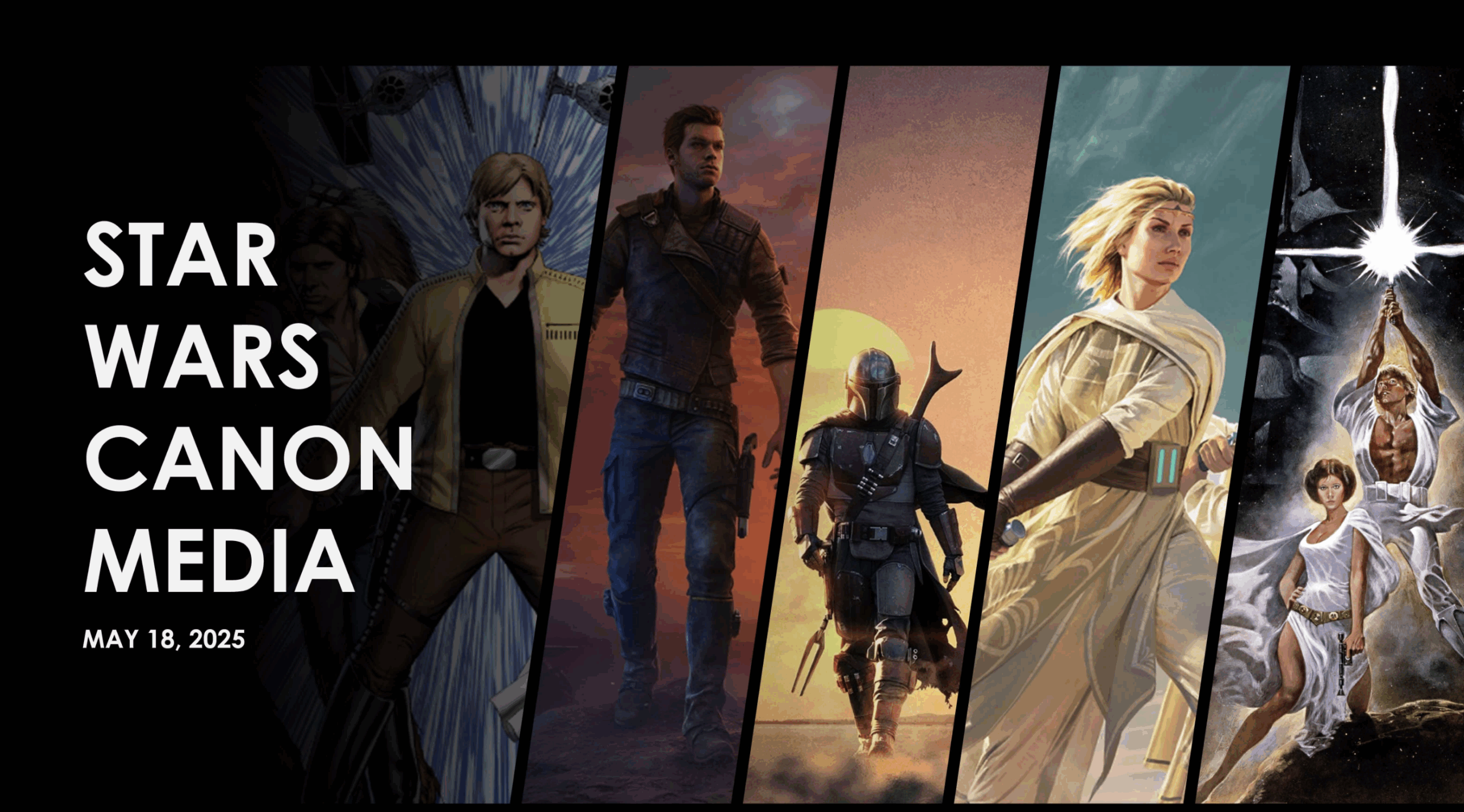 Star Wars Canon - Updated May 18, 2025 - Rise Up Daily